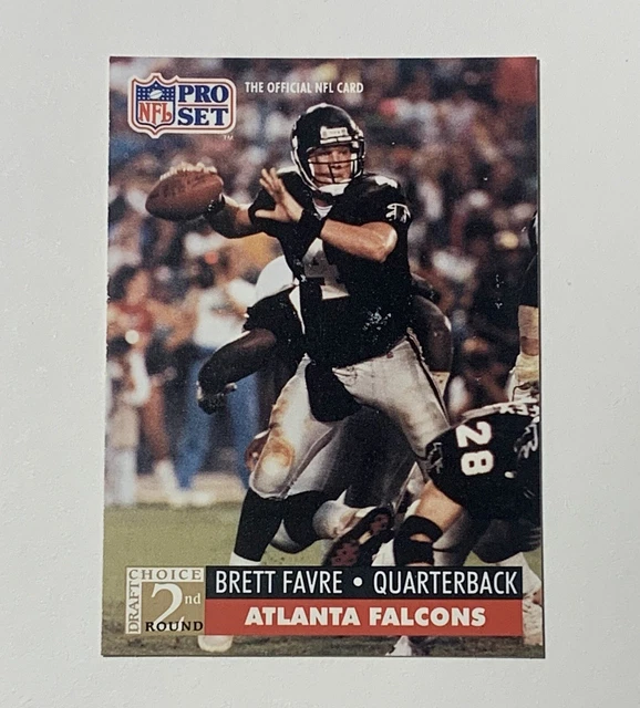 1991 NFL PRO Set Brett Favre RC #762 Atlanta Falcons EUR 2,22 - PicClick FR