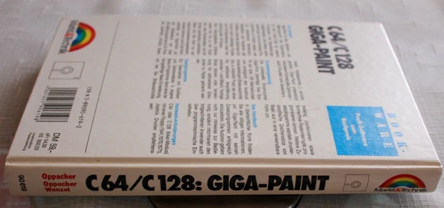 C64/C128 GIGA PAINT pour Commodore - Un Marché & Technique Livre , Rare ...