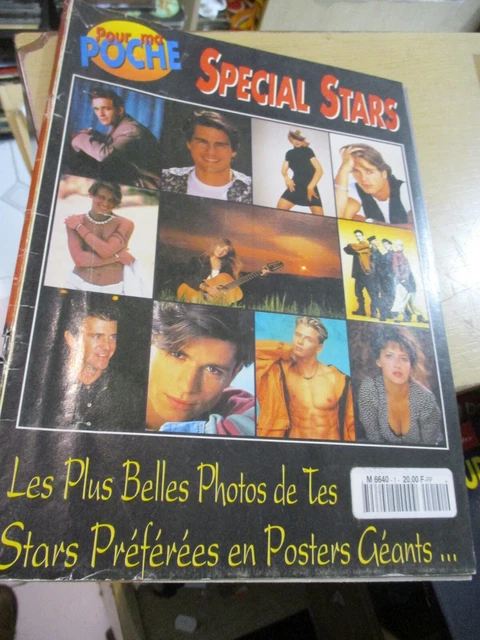 MAGAZINE DE POSTERS annees 80 pour ma poche madonna sophie marceau etc ...