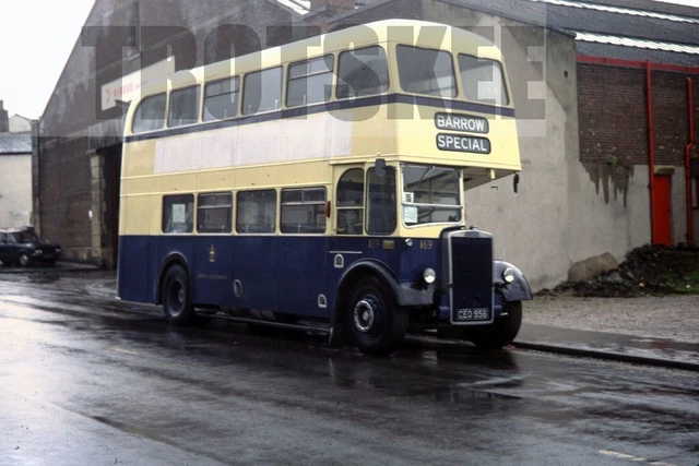 35MM SLIDE BARROW Leyland Titan Park Royal 169 CEO956 Ulverston 1980 ...