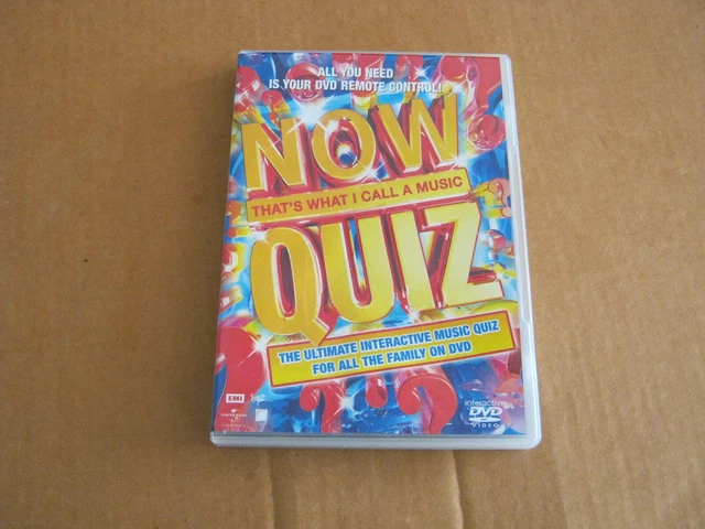 NOW THAT'S WHAT I Call Music Quiz (Dvd) £0.50 - PicClick UK