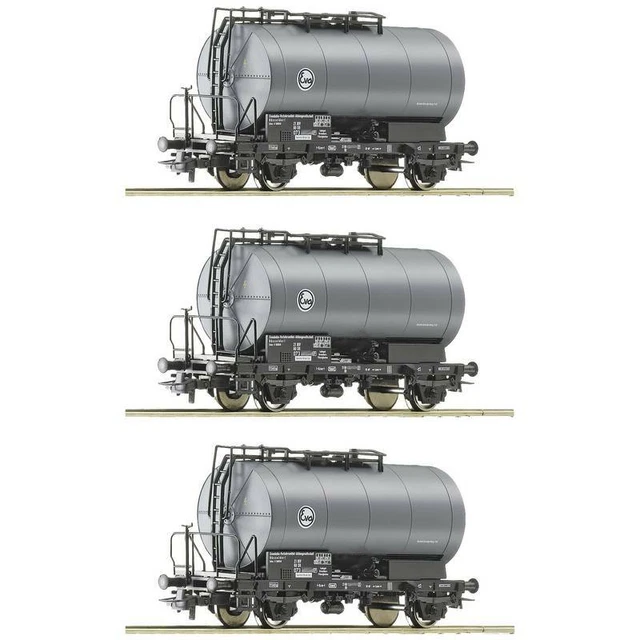 ROCO KIT DI 3 vagoni cisterna H0 EVA di DB Kit di vagoni cisterna a 3 ...