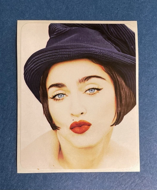 1989 “MADONNA” 80’S Exclusive Mini Sticker, Extremely RARE! B&W “Legend ...
