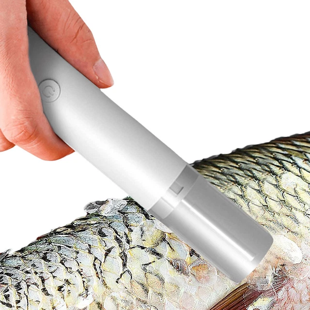 ELECTRIC FISH SCALER Rechargeable Cordless Fish Scaler Easily Remove ...
