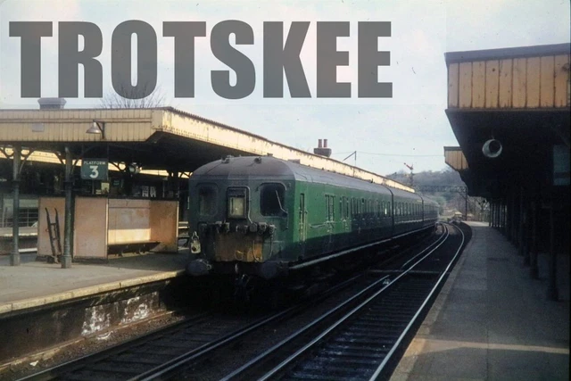 35MM SLIDE BR British Railways Electric EMU Class 4LAV 2955 Tulse Hill ...