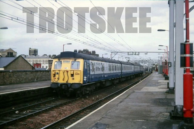 35MM SLIDE BR British Railways Electric EMU Class 305 508 Bethnal Green ...