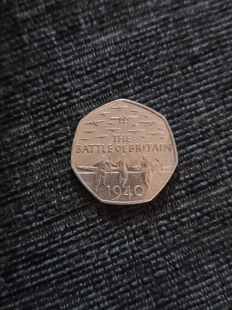 VERY RARE - The Battle of Britain 1940 50p Coin £700.00 - PicClick UK
