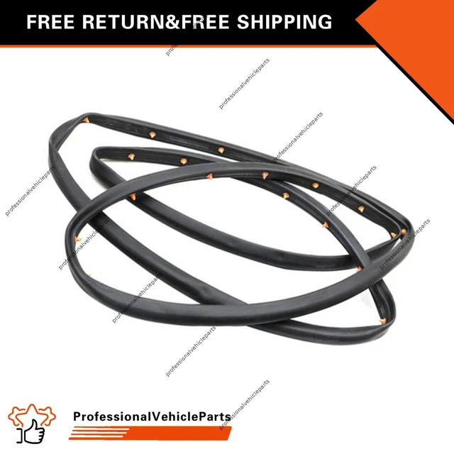 FRONT DRIVER DOOR Weatherstrip Seal with Clips For Ford Fusion Sedan ...
