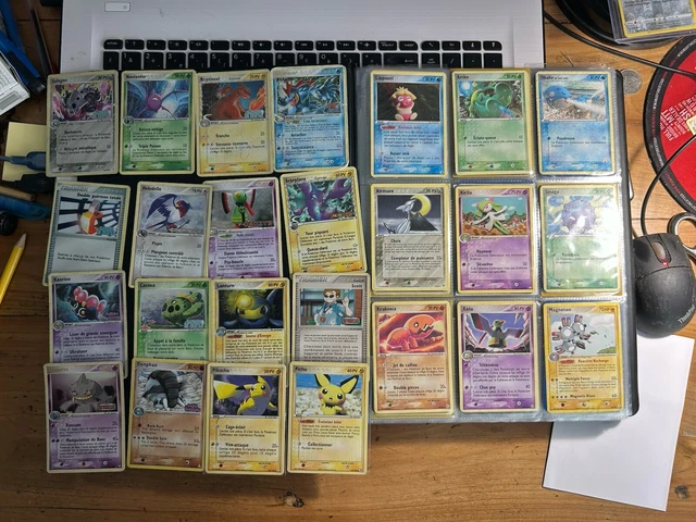 CARTE POKÉMON LOT de 180 cartes Pokémon Bloc Ex, Co , Unco, Holo ...