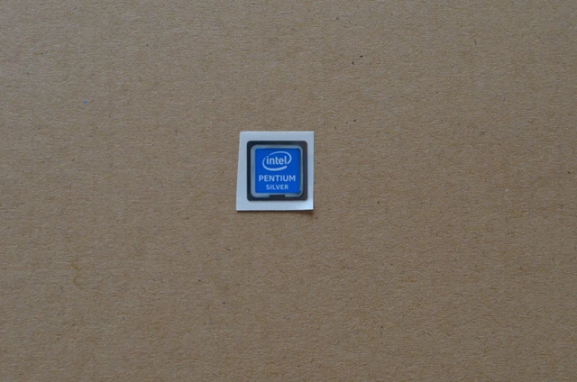 ORIGINAL STICKER INTEL PENTIUM Silver Processor Computer Case PC ...