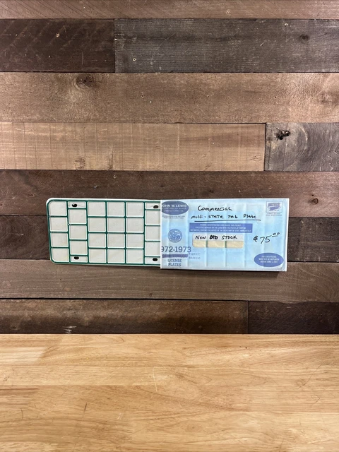 VINTAGE COMMERCIAL MULTI-STATE Tag Plate New Old Stock $74.99 - PicClick