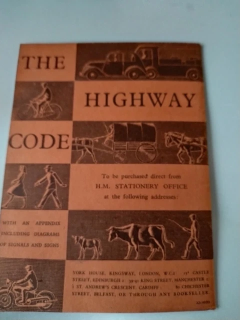 THE HIGHWAY CODE Book Vintage 1940s? in Excellent Condition £6.96 ...