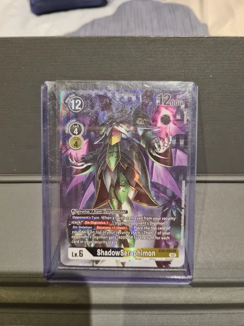 DIGIMON TCG - ShadowSeraphimon Alternate Art [EX4-050] [Alternative Being] NM EUR 14,48 ...