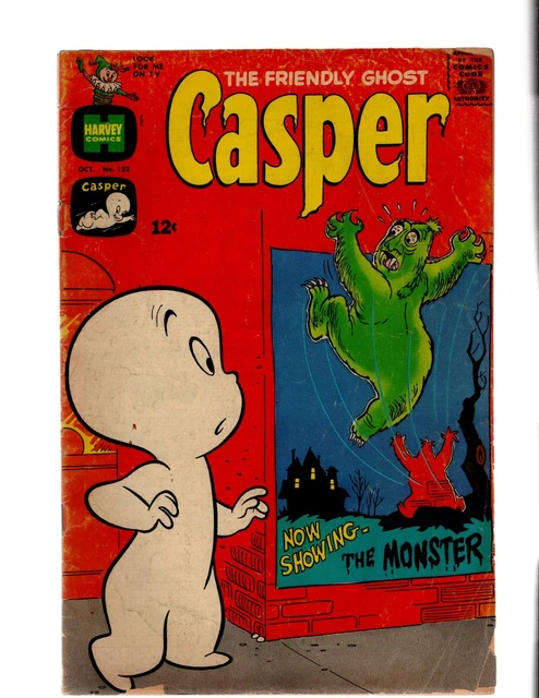 CASPER THE FRIENDLY GHOST BD BOOK N°122 avec SPOOKY et THE GHOSTLY TRIO ...