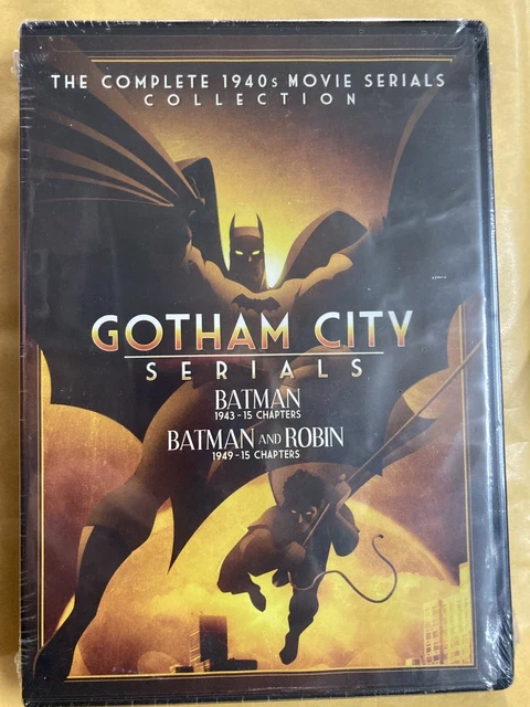 GOTHAM CITY SERIALS: Batman (1943)/Batman and Robin (1949) (DVD, 1943 ...