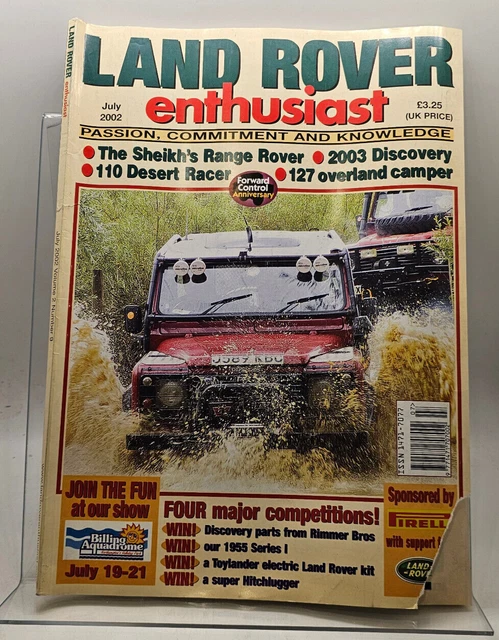 LAND ROVER ENTHUSIAST Magazine - Issue # 9, Vol 2 - July 2002 £5.01 ...