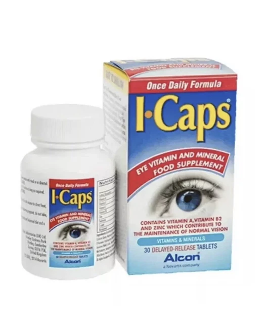 ICAPS LUTEIN AND Zeaxanthin Formula 30 Tablets pack, Long Expiry Data £16.49 - PicClick UK