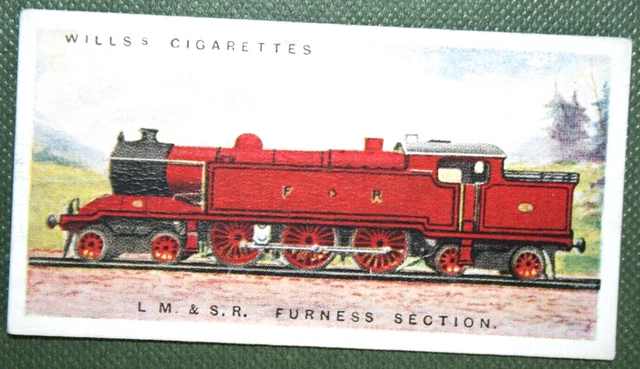 FURNESS RAILWAY 4-6-2 Tank Engine Vintage 1924 Illustrated Card EUR 5 ...