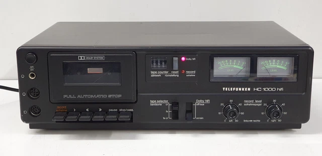 TELEFUNKEN HC 1000 hifi Tape Deck Rarität Vintage High End Defekt als ...