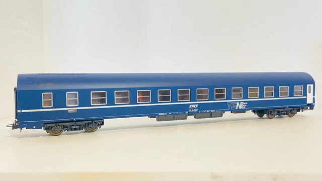 RIVAROSSI 3540 H0 carrozza letti MU SNCF Ten blu EUR 55,90 - PicClick IT