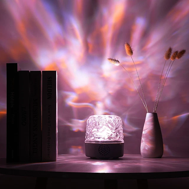OCEAN WAVE PROJECTOR Built-in Bluetooth-Compatible Speaker 16 RGB ...
