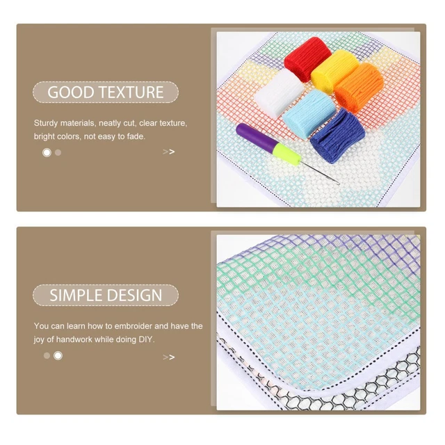 LATCH HOOK RUG Kits Beginner Embroidery Carpet Making for Beginners $35 ...