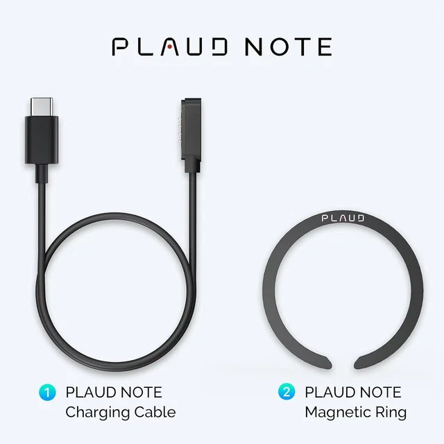 PLAUD NOTE AI Voice Recorder Replacement Charging Set – Includes ...