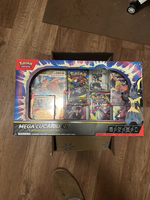 POKEMON TCG MEGA Lucario ex Premium Figure Collection Box Factory ...