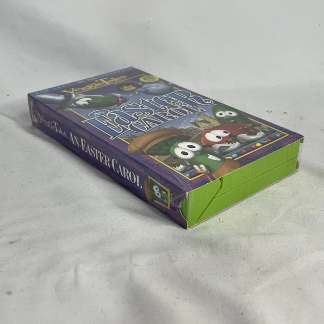 VEGGIETALES AN EASTER CAROL VHS Movie Cartoon, 2004 featuring REBECCA ...