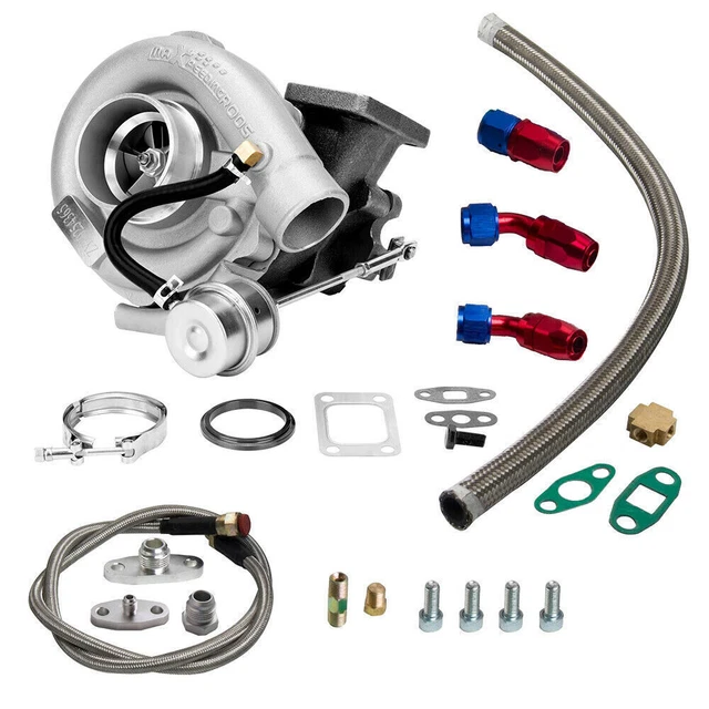 TURBO TURBOCHARGER + Oil Line Kit for Nissan Safari Patrol 4.2L TD42 GQ ...