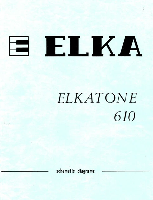 ELKA CUB 50 Service Manual Schematic Diagrams Schaltplan Schema ...