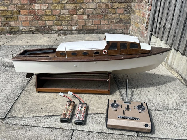 VINTAGE RC BOAT 3ft Long £82.26 - PicClick UK