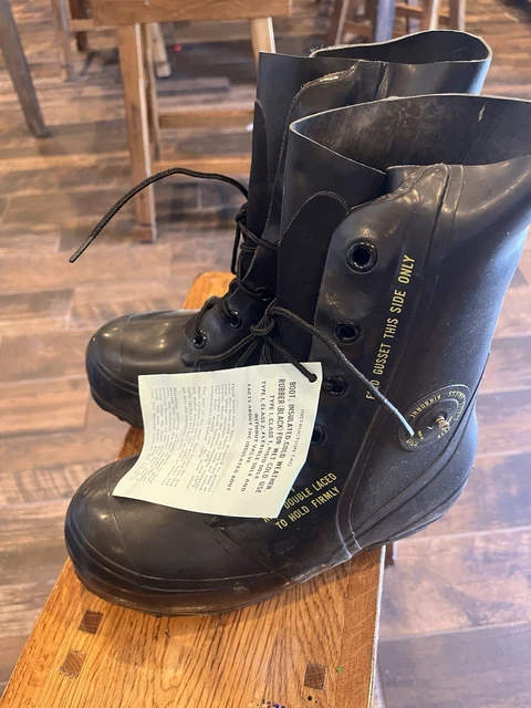 VINTAGE 1985 BATA US Military Mickey Mouse Cold Weather Boots Size 5W ...