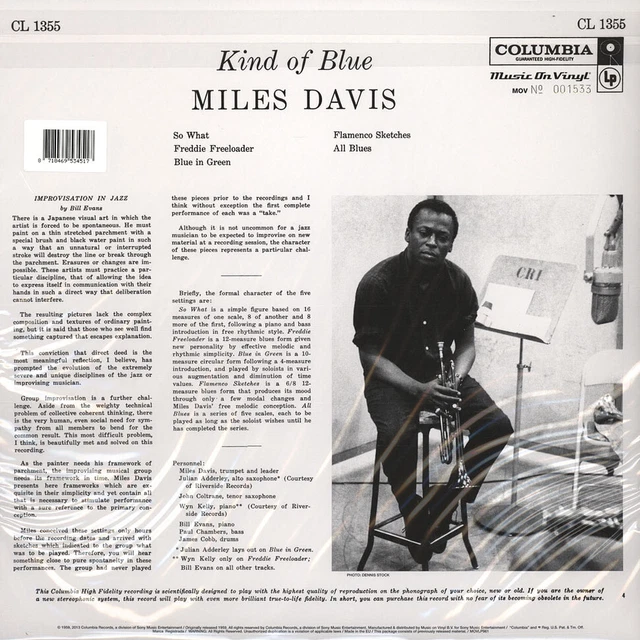 MILES DAVIS - Kind Of Blue Mono (Vinyl LP - 1959 - EU - Reissue) EUR 29,99 - PicClick DE