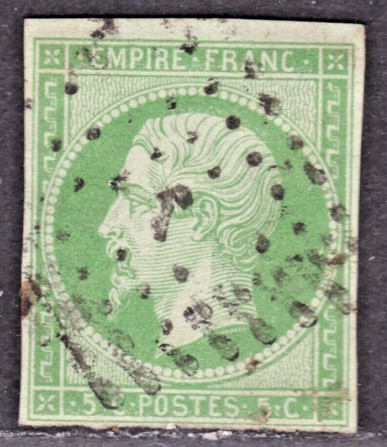 TIMBRE FRANCE 1854 Empire N° 12-Obl.tb-Cote: 100 Euros-Voir Scan R/V-U602 EUR 3,50 - PicClick FR