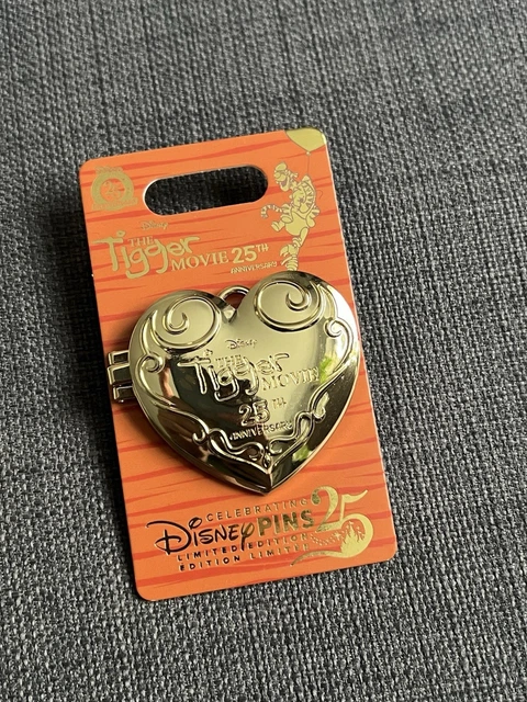 DISNEY THE TIGGER Movie 25th Anniversary Limited Edition Locket Pin LE ...