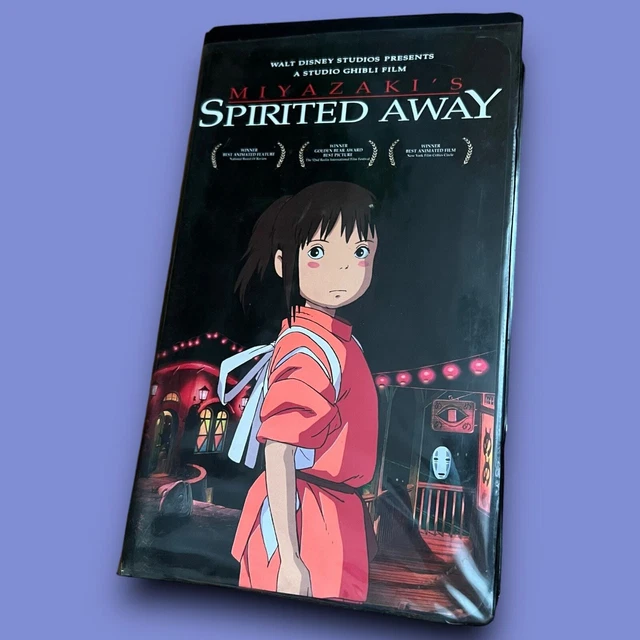 SPIRITED AWAY VHS TAPE Anime Movie Clam Shell Case 2001 Japanese Walt ...