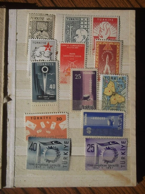 LOT DE TIMBRES Turquie Turkiye Stamp EUR 10,00 - PicClick FR