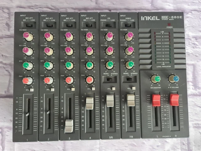 INKEL MX-880E AUDIO Mixer Made in Korea £45.00 - PicClick UK