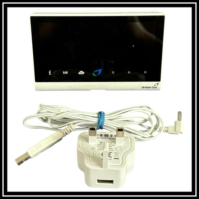 BRITISH GAS GEO Dual Smart Home Energy Monitor with Power Cable £24.99 ...