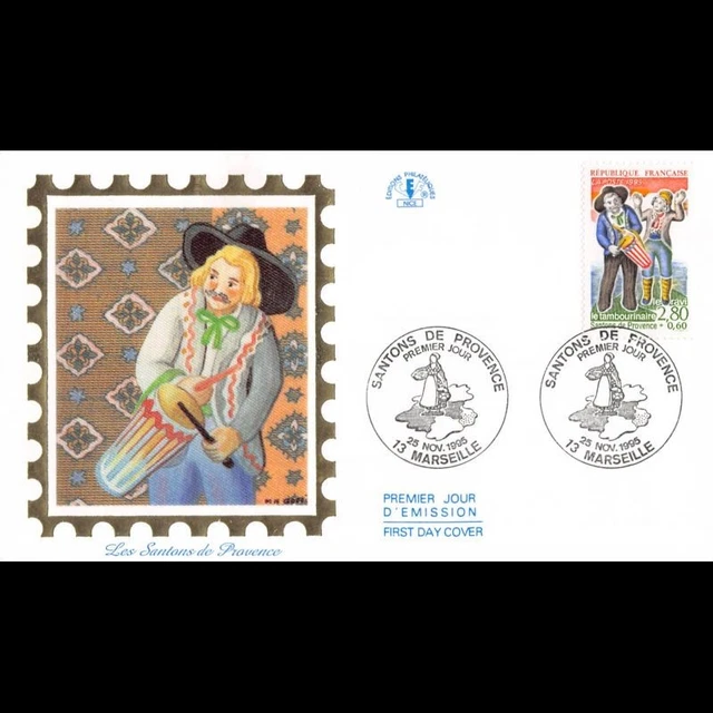 CEF SOIE - Les santons de France, le tambourinaire - 25/11/95 Marseille ...