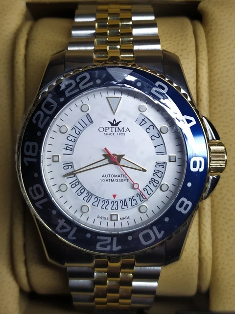 SWISS MADE OPTIMA Automatic new model OSA468-SG-19, stainless steel EUR ...