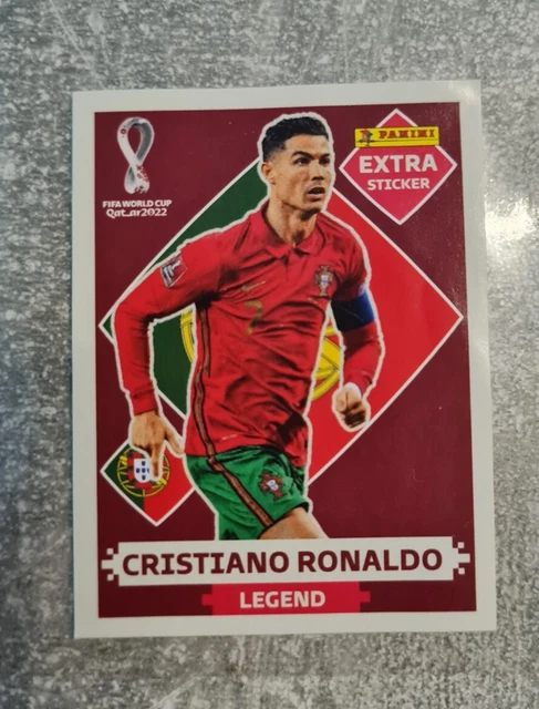 PANINI FIFA WORLD Cup Qatar 2022 World Cup - Extra Sticker Legend Christiano Ronaldo New £18.39 ...