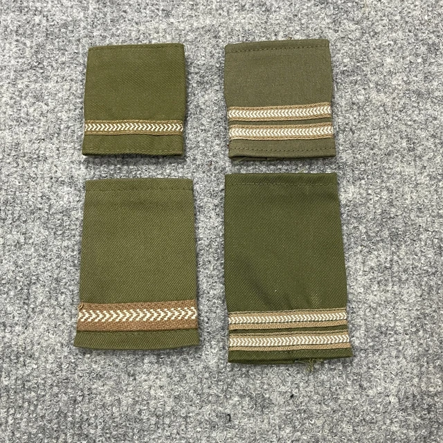 BRITISH ARMY SURPLUS Sandhurst Officer Cadet Epaulette & Rank Slide ...