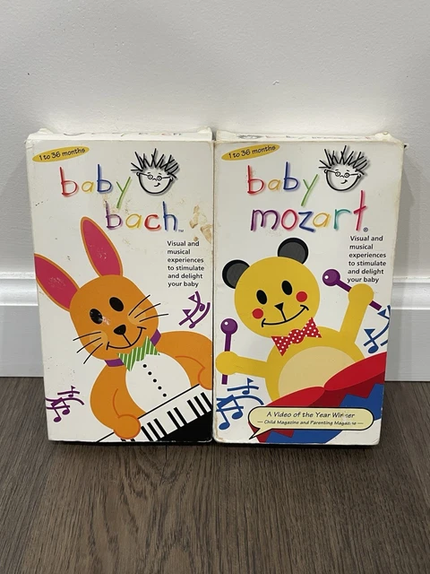 BABY EINSTEIN MUSICAL Adventure Baby Bach & Baby Mozart VHS (2000 ...