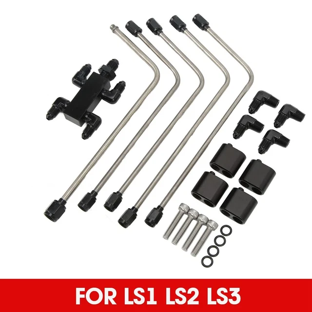 COMPLETE COOLANT CROSSOVER Steam Vent Kit For LS1 LS2 LS3 New Stainless ...