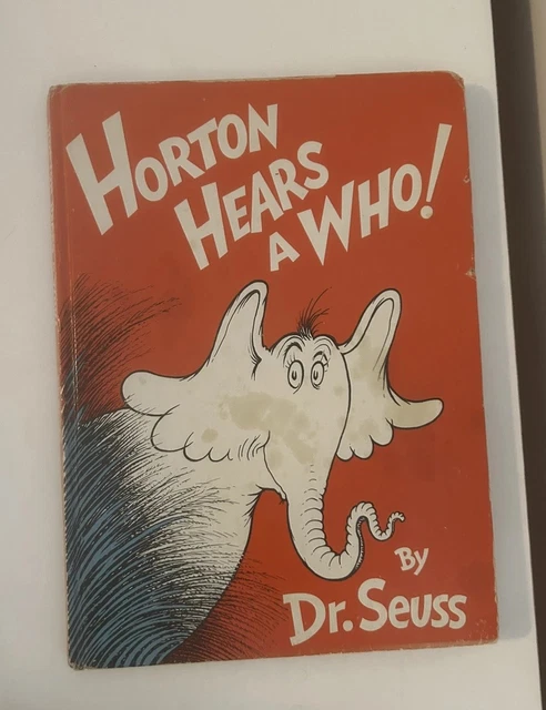 HORTON HEARS A Who! by Dr Seuss 1954 1st Edition Early Print Rare £30. ...