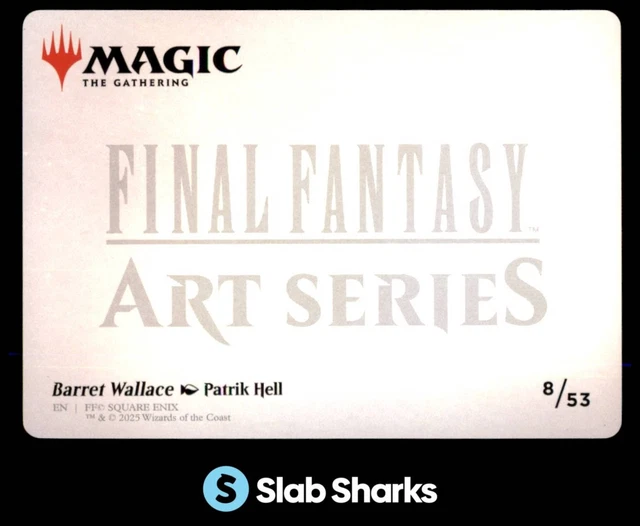 2025 MAGIC: THE Gathering Final Fantasy #8/53 Barret Wallace Art Series ...