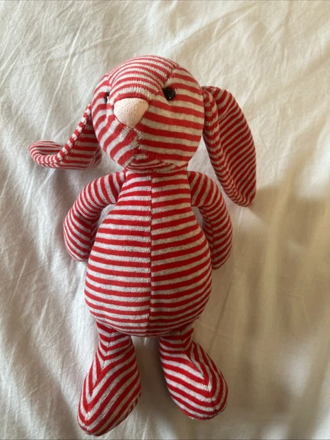 JELLYCAT SPECIAL EDITION Eloise Bashful Bunny Rabbit Soft Toy Striped - Red Grey £73.52 ...