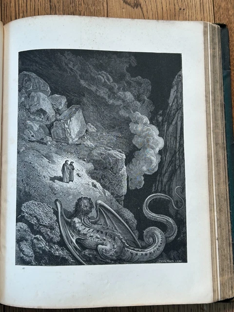 VISION OF HELL Dante Alighieri INFERNO Illustrated GUSTAVE DORE Cassell ...